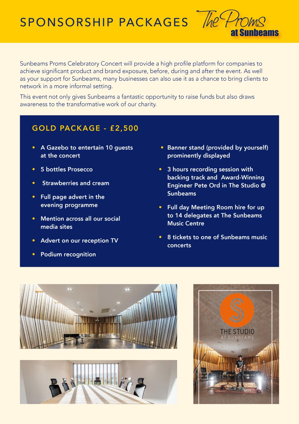 The Proms 2023! Back by popular demand! Don't miss out! Individual ...